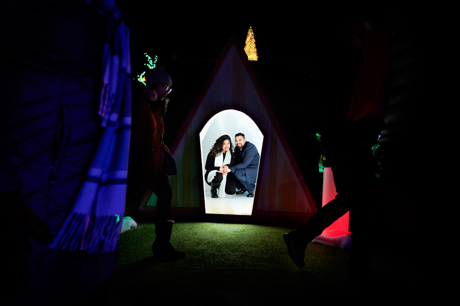 Aurora Winter Lights Festival Engagement - Jozef Povazan Photography